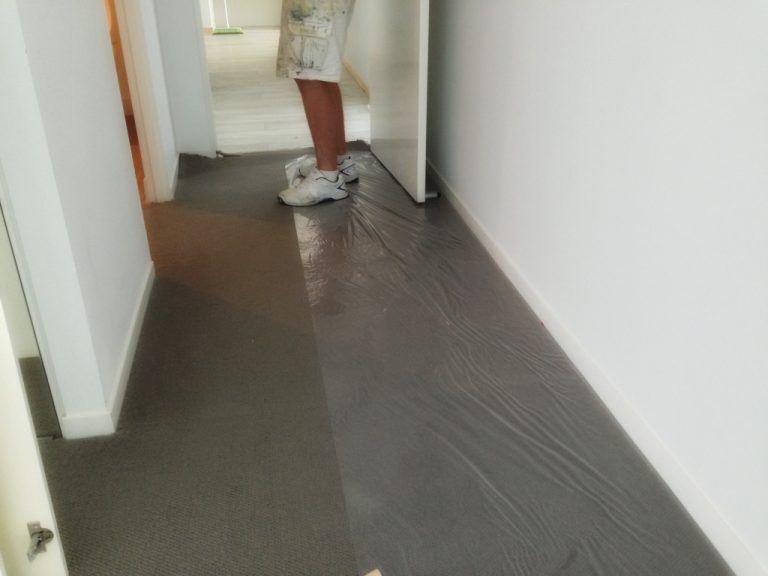 Adhesive drop sheets for painters