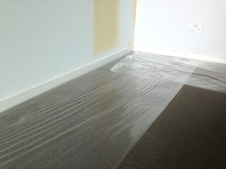 Adhesive drop sheets for painters